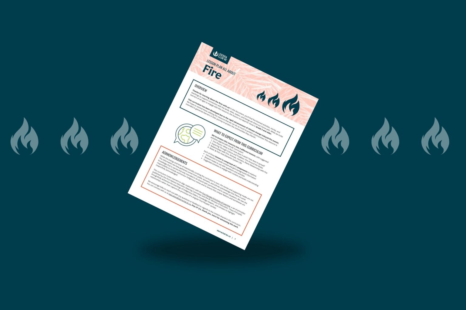 Educational curriculum: Let’s learn about fire - Sierra Club BC