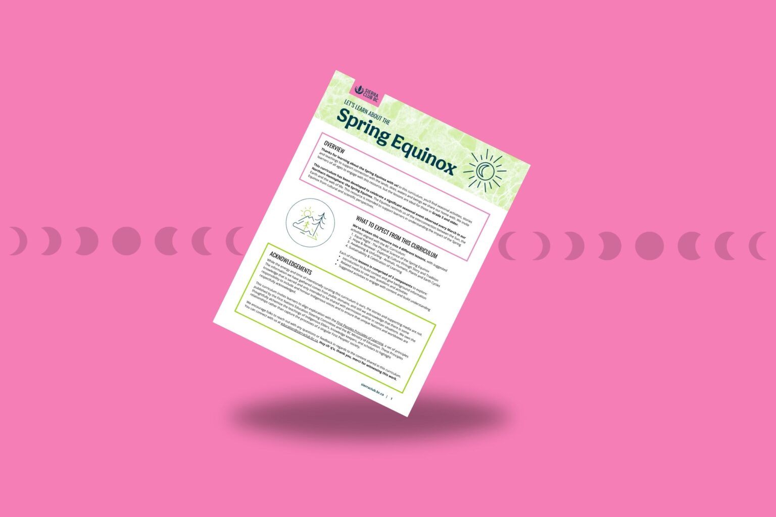 Educational Curriculum: Spring Equinox - Sierra Club BC